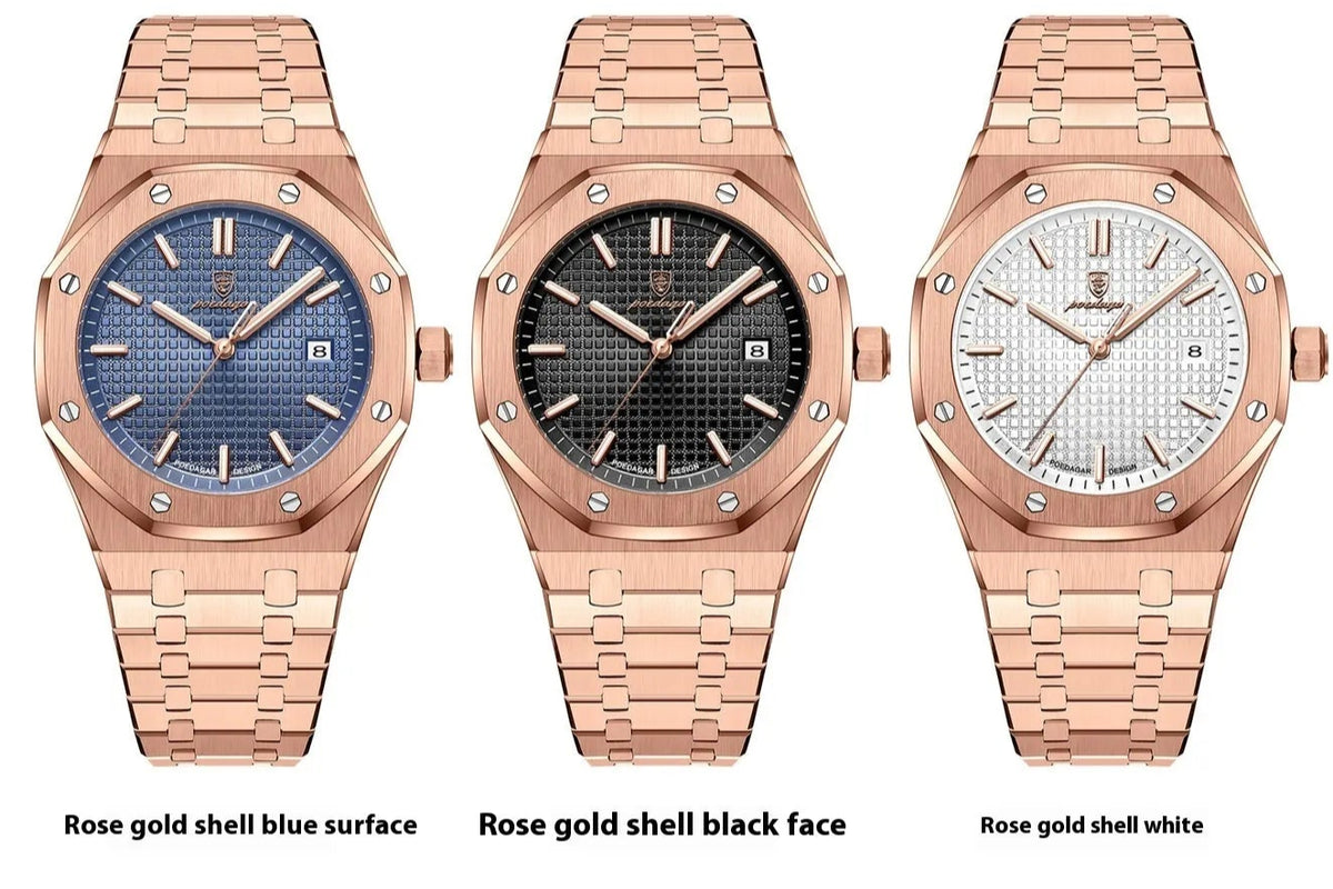 Montclair Men's Watch | Waterproof Luminous Steel Watch | GatsbyShoes